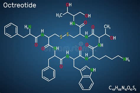 Octreotide Molecule It Is Octapeptide Synthetic Somatostatin Analogue Inhibitor Of Growth