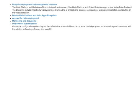 Blueprint Deployment And Management Dell Nativeedge With Hailo Blueprint Guide Dell