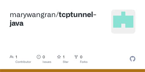 GitHub Marywangran Tcptunnel Java