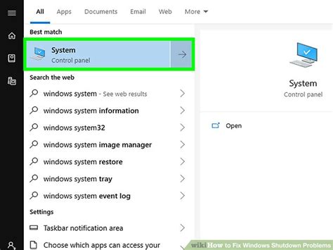 How To Fix Windows Shutdown Problems With Pictures WikiHow