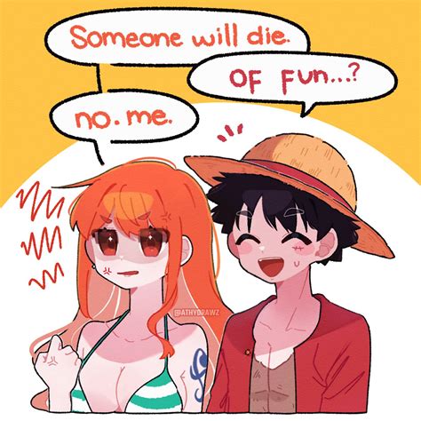 Luffy And Namis Dynamic Be Like By Athyartz On Deviantart