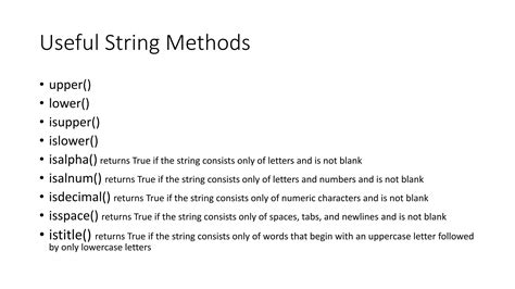 Manipulating String With Python Ppt