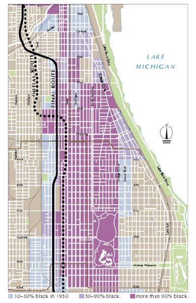 The Intersection Of The Dan Ryan And Chicago Segregation