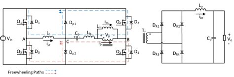 Schematic Of The Psfb Converter Download Scientific Diagram