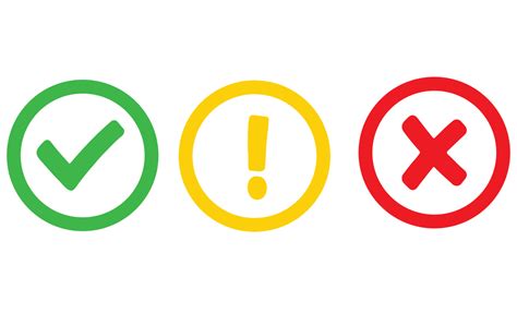 Tick And Cross Png Icon