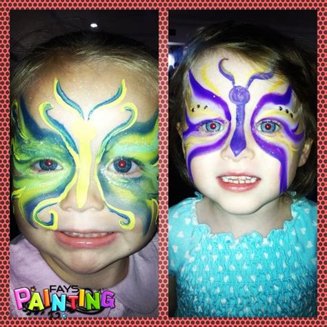 Butterflies Face Painting Butterfly Face Paint Face Painting