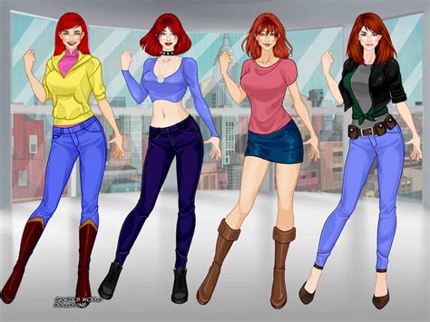 Animated Versions Of Mary Jane Watson By Jaz Merigold On Deviantart