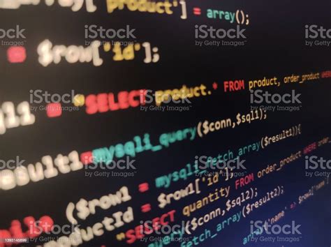Coding Programming Source Code Screen Abstract Technology Background