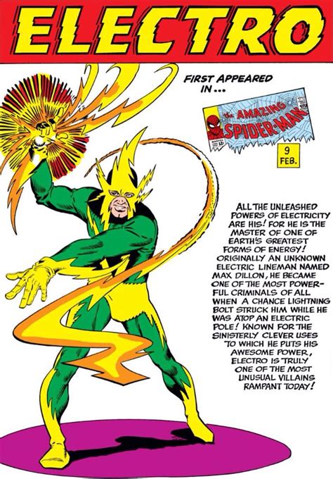 Electro First Look In 1964 Against His Most Famous Enemy Spiderman