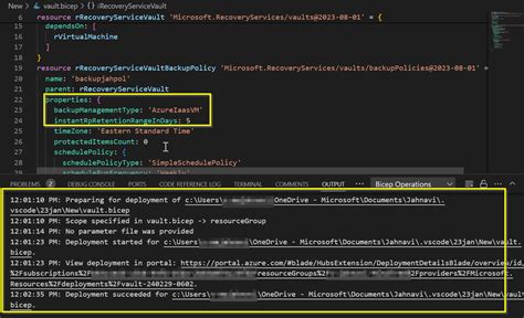 Azure Create And Edit The Resource Group Created For Snapshots In With Bicep Stack Overflow
