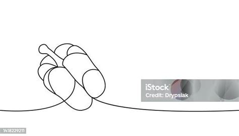 피망 한 줄 연속 그리기 달콤한 파프리카 연속 한 줄 그림 벡터 미니멀리스트 선형 일러스트 레이 션 라인아트에 대한 스톡 벡터 아트 및 기타 이미지 Istock