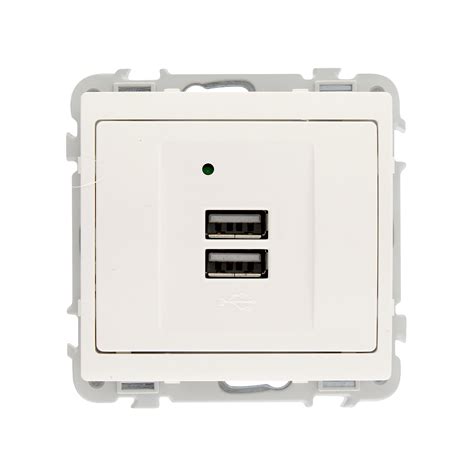 DOUBLE USB PORT A KIT Ingelec Fabrication Appareillage Electrique Basse Tension