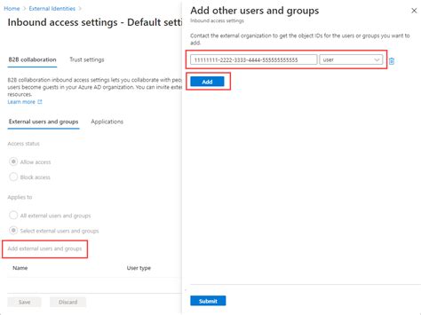 configure b2b collaboration cross tenant access microsoft entra