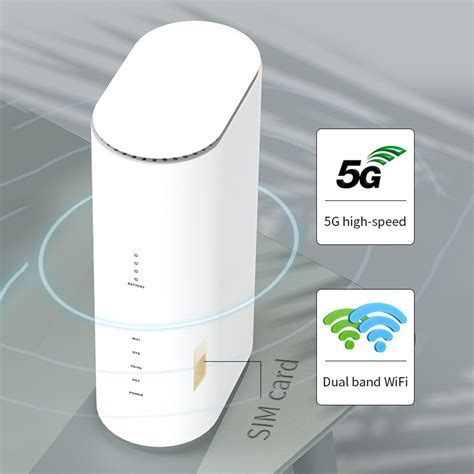 ⓥunlocked 5g Indoor Cpe Router With Sim Card Slot 4g Lte Wifi 6 Wireless Modem 5g Nsa Sa 4×4 Mim