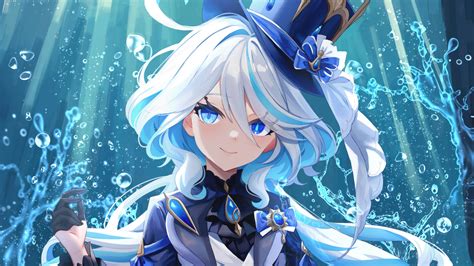 Furina Genshin Impact Game Art K M Wallpaper Pc Desktop