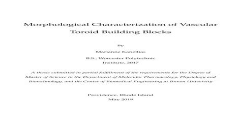 Pdf Morphological Characterization Of Vascular Toroid Building Dokumen Tips