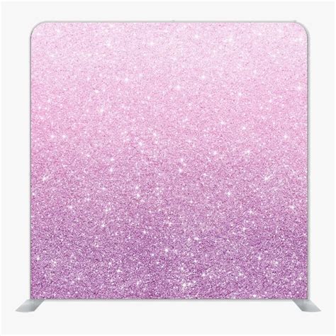 Pink Sparkle Single Sided Tension Fabric Backdrop Frame And Fabric Set