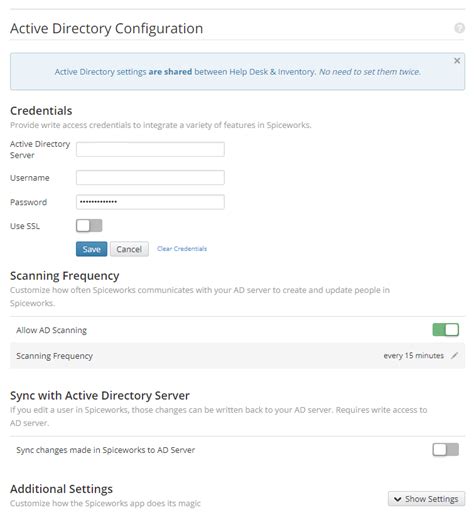 active directory sync is not working spiceworks support spiceworks