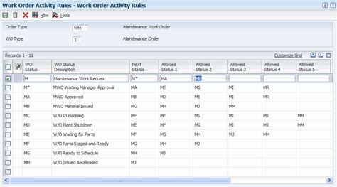 Setting Up The Work Order System