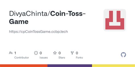 github divyachinta coin toss game cpcointossgame ccbp tech