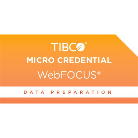 tmc tibco webfocus® data preparation credly