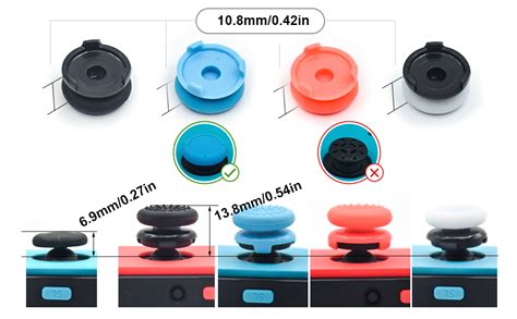 Zhi Nylldjs Fps Thumb Grips Set For Nintendo Switcholed