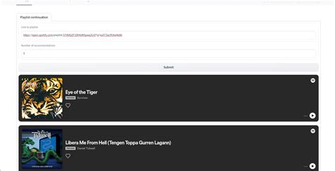 Song Recommender For Spotify Playlists