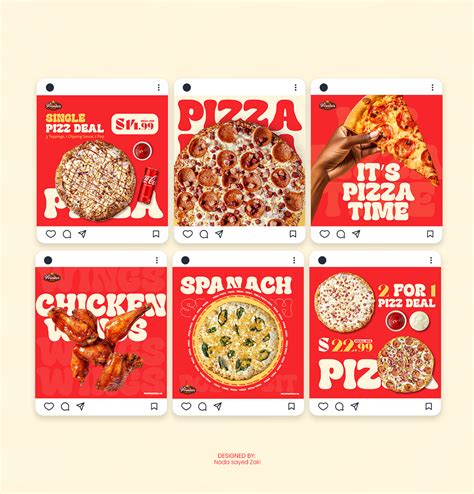 Pizza Restaurant Socail Media Nada Sayed Zaki Pizza Restaurant