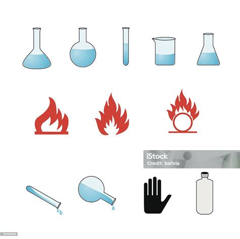 Kimia Ilustrasi Stok Unduh Gambar Sekarang Api Fenomena Alam