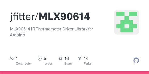 Github Jfittermlx90614 Mlx90614 Ir Thermometer Driver Library For