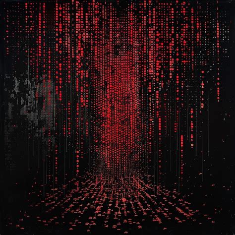 Premium Photo Binary Code On Black Background