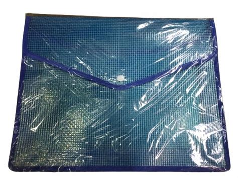 Blue Plastic Button File Folder For Office A4 At ₹ 25 Piece In New Delhi Id 19806196373