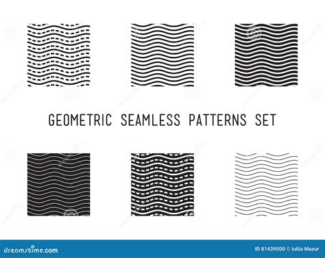 Universal Vector Lineal Geometric Wave Seamless Pattern Stock Vector