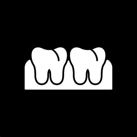 Gingivitis Glyph Inverted Icon 42785578 Vector Art At Vecteezy