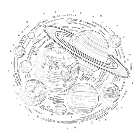 Printable Space Coloring Pages 2025