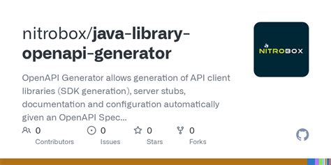Github Nitroboxjava Library Openapi Generator Openapi Generator