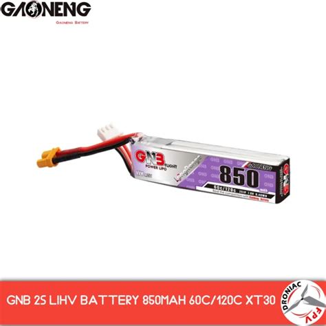 Jual Gaoneng Gnb 2s 850mah 60c 120c Lihv Battery 7 6v Socket Xt30 Di Seller Rumix Cengkareng