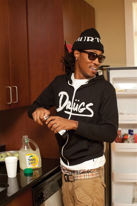 Rapper Future Without Glasses