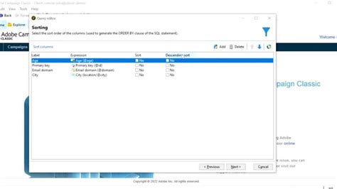 Query Data Adobe Campaign