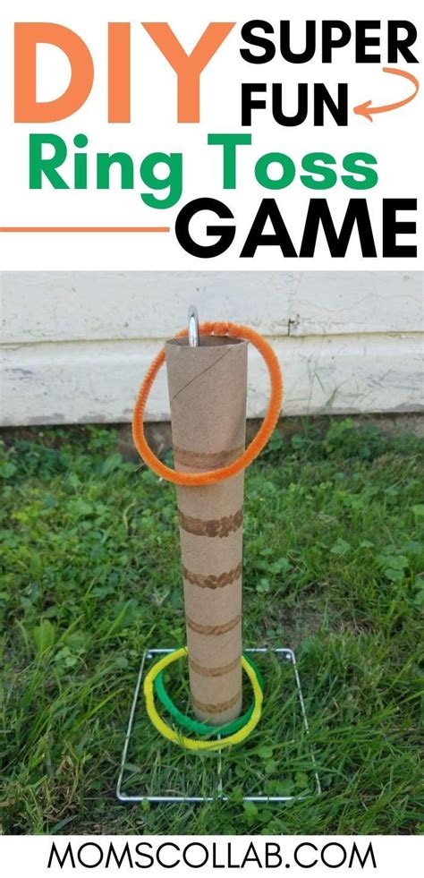 How To Make A Homemade Ring Toss Game That You Can Play Indoors Ring