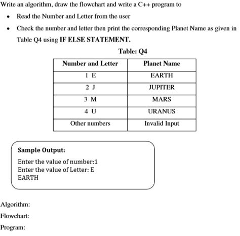 Solved Write An Algorithm Draw The Flowchart And Write A C Program