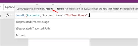 lookup function in canvas power apps power fx formula example d365