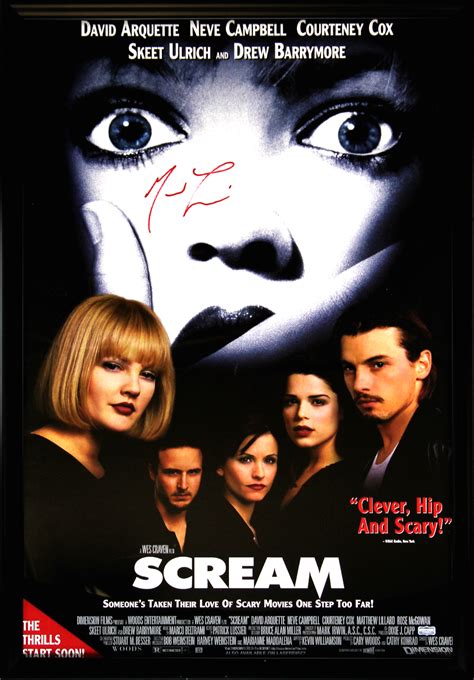 Matthew Lillard Signed Framed Scream Movie Poster Radtke Sports