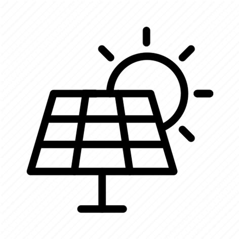Solar Panel Pv Photovoltaic Sun Light Charge Icon Download On