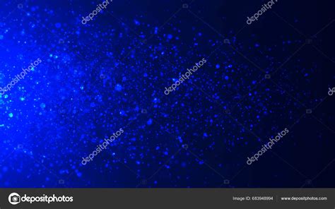 Dynamic Wave Glowing Particles Digital Technology Background Sparkling Bright Particles Stock