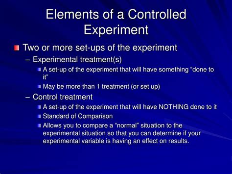 Ppt Guidelines For Controlled Experiments In Biology Powerpoint