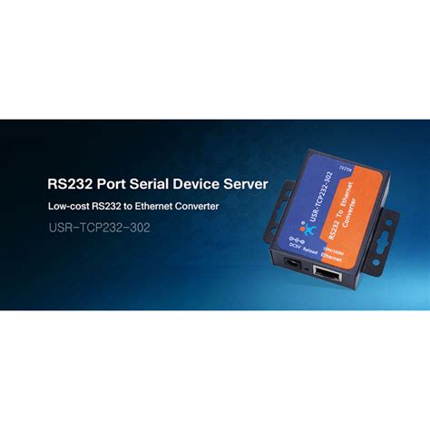 Convertitore Lan Ethernet Seriale Rs232 Emulatore Com Tcp Usr Tcp232 302