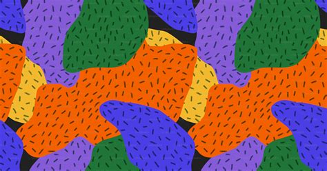 추상적인 손으로 그린 모양은 매끄러운 패턴을 낙서합니다 재미있는 복고풍 배경 그림입니다 밝고 화려한 스타일의 마커 그리기 벡터 Unsplash의 무늬 이미지