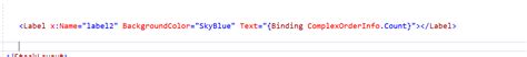 Unable To Bind A Complex Property Value To Label Textproperty · Issue