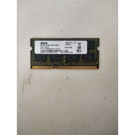 Memória Notebook Smart 4gb Ddr3 Shopee Brasil